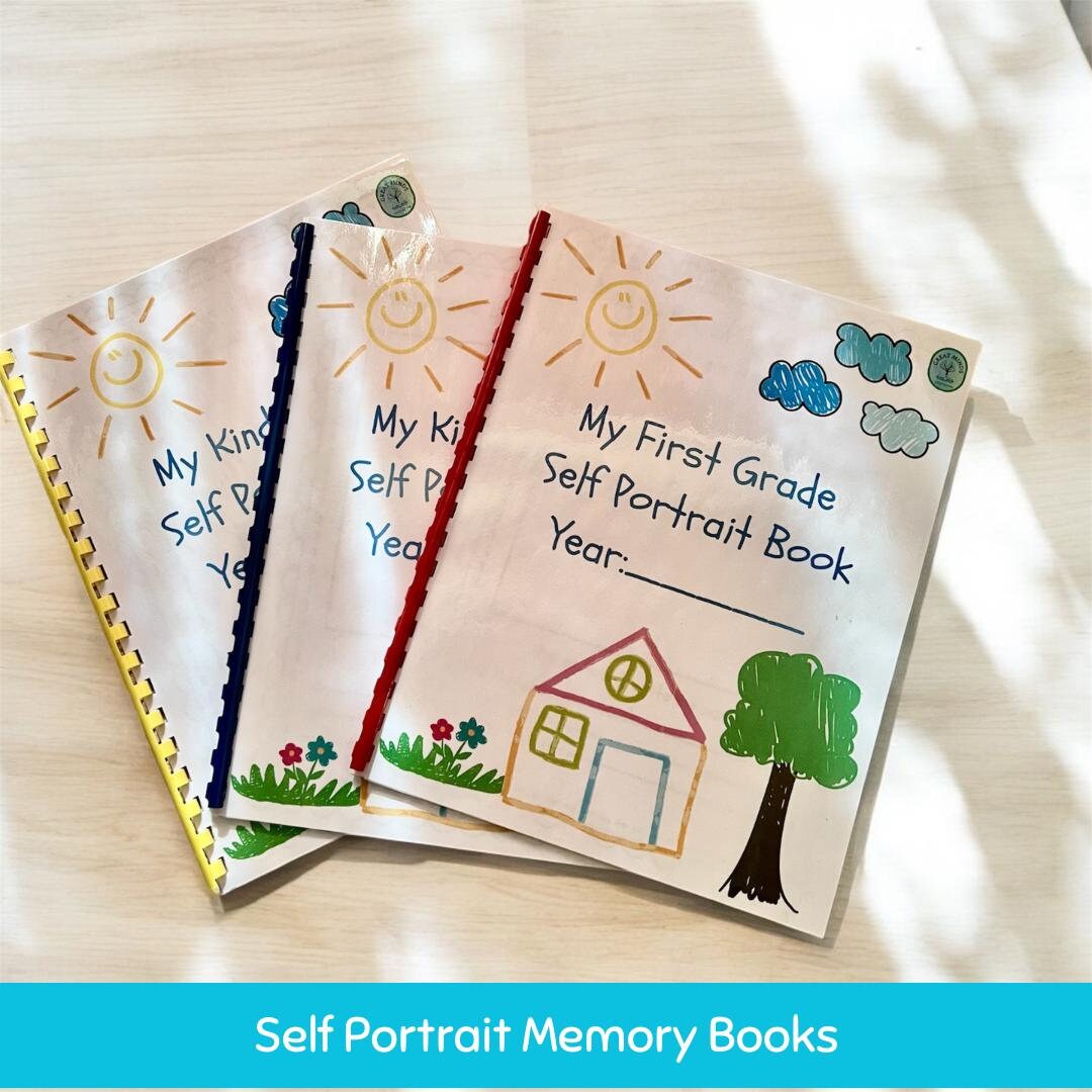 Self Portrait Memory Books for Preschool, Kindergarten and 1st Grade ...
