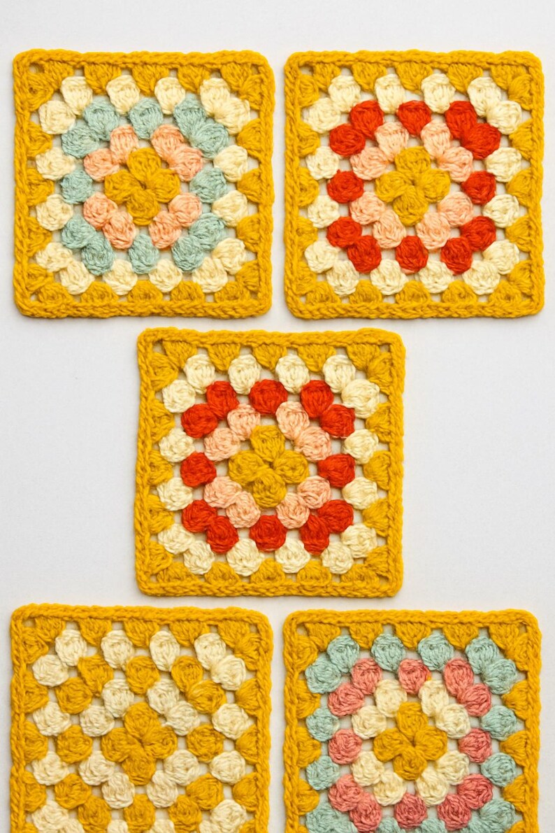 Classic Granny Square Crochet Pattern • Easy Beginner PDF Tutorial ...