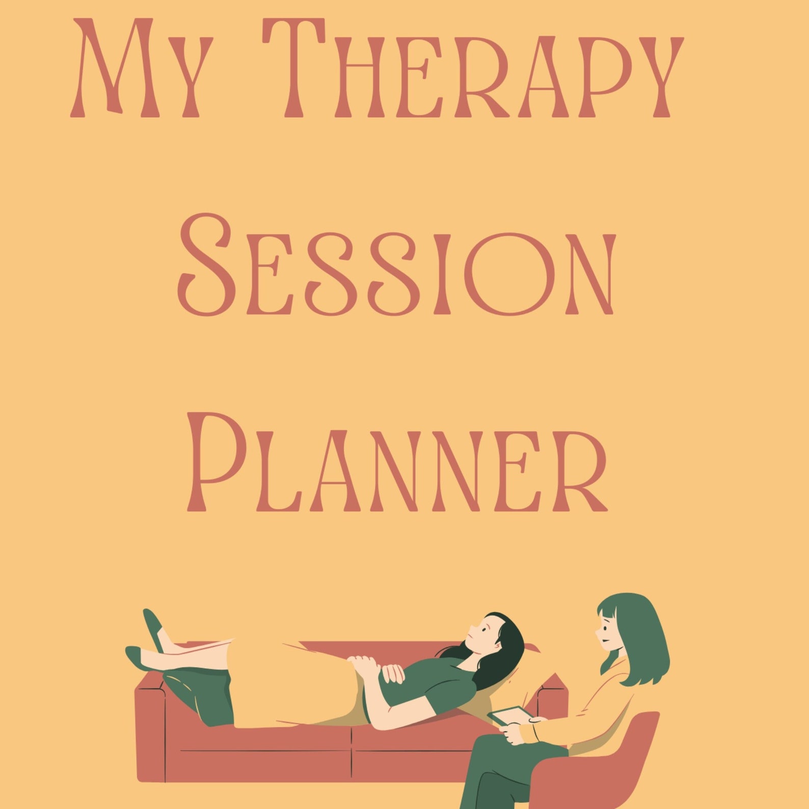 Printable Therapy Session Planner and Notes Digital Journal Mental ...