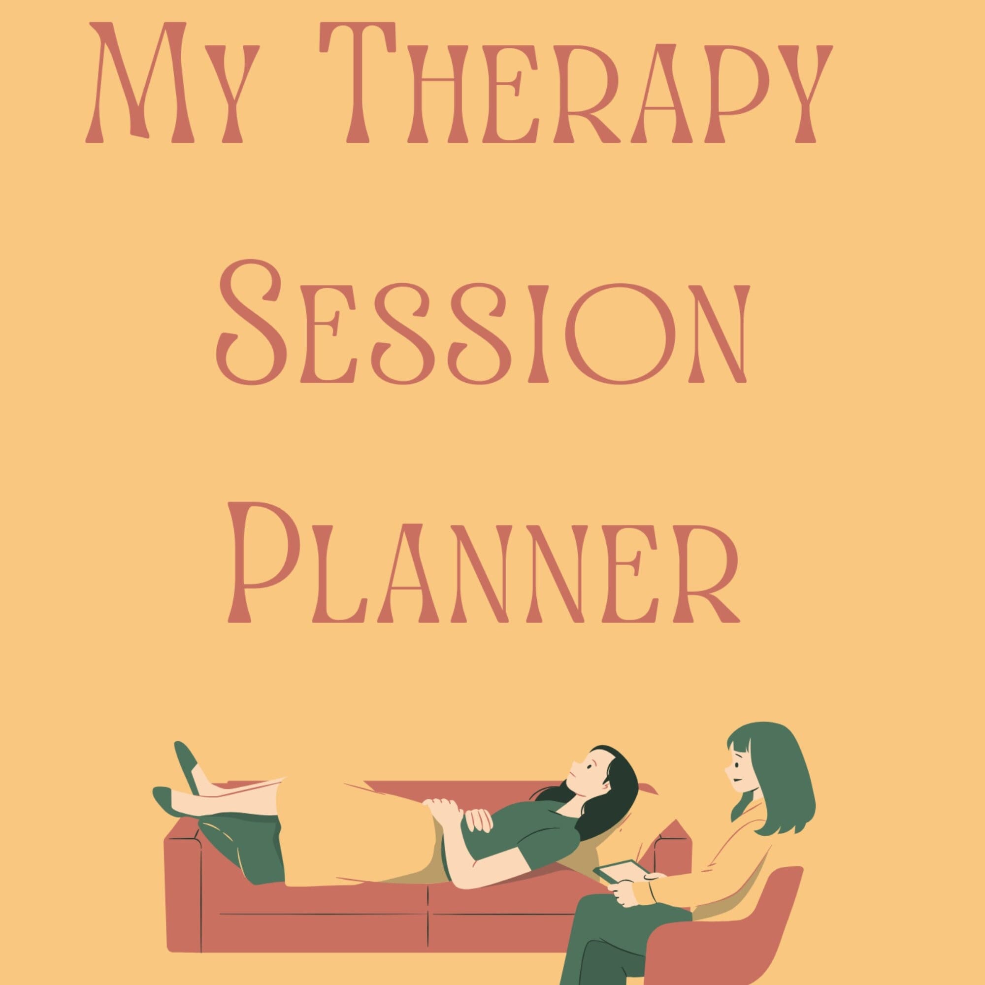 Printable Therapy Session Planner and Notes Digital Journal Mental ...