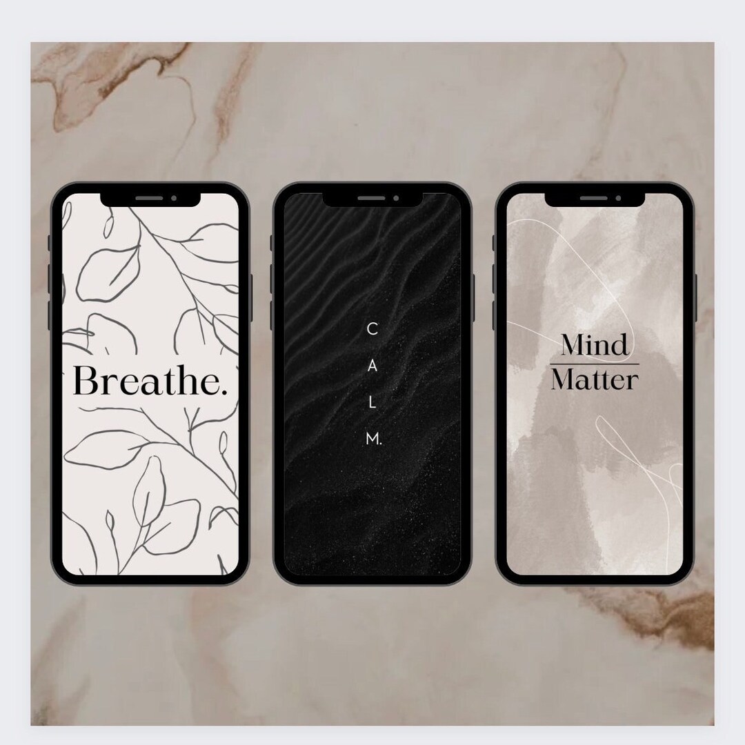 MENTAL HEALTH WALLPAPER|| Anxiety Reminders Lockscreen|| Instant ...