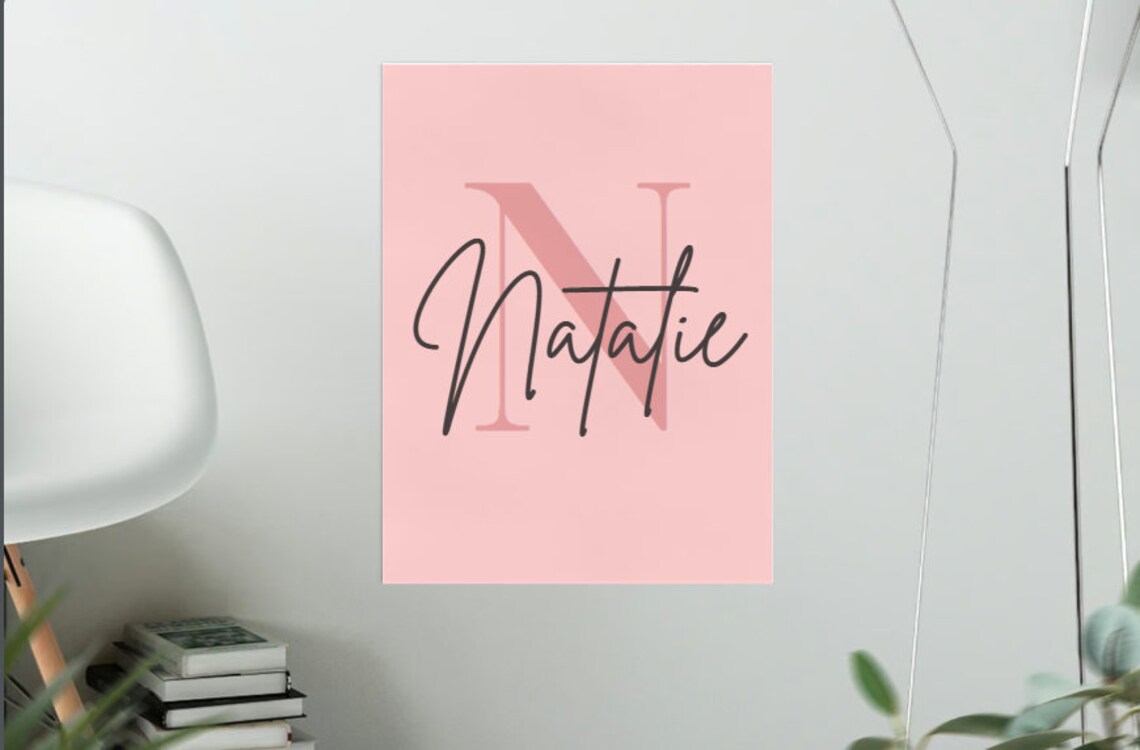 WALL NAME TEMPLATE|| Customizable Wall Art|| Name for Wall|| Baby Name ...