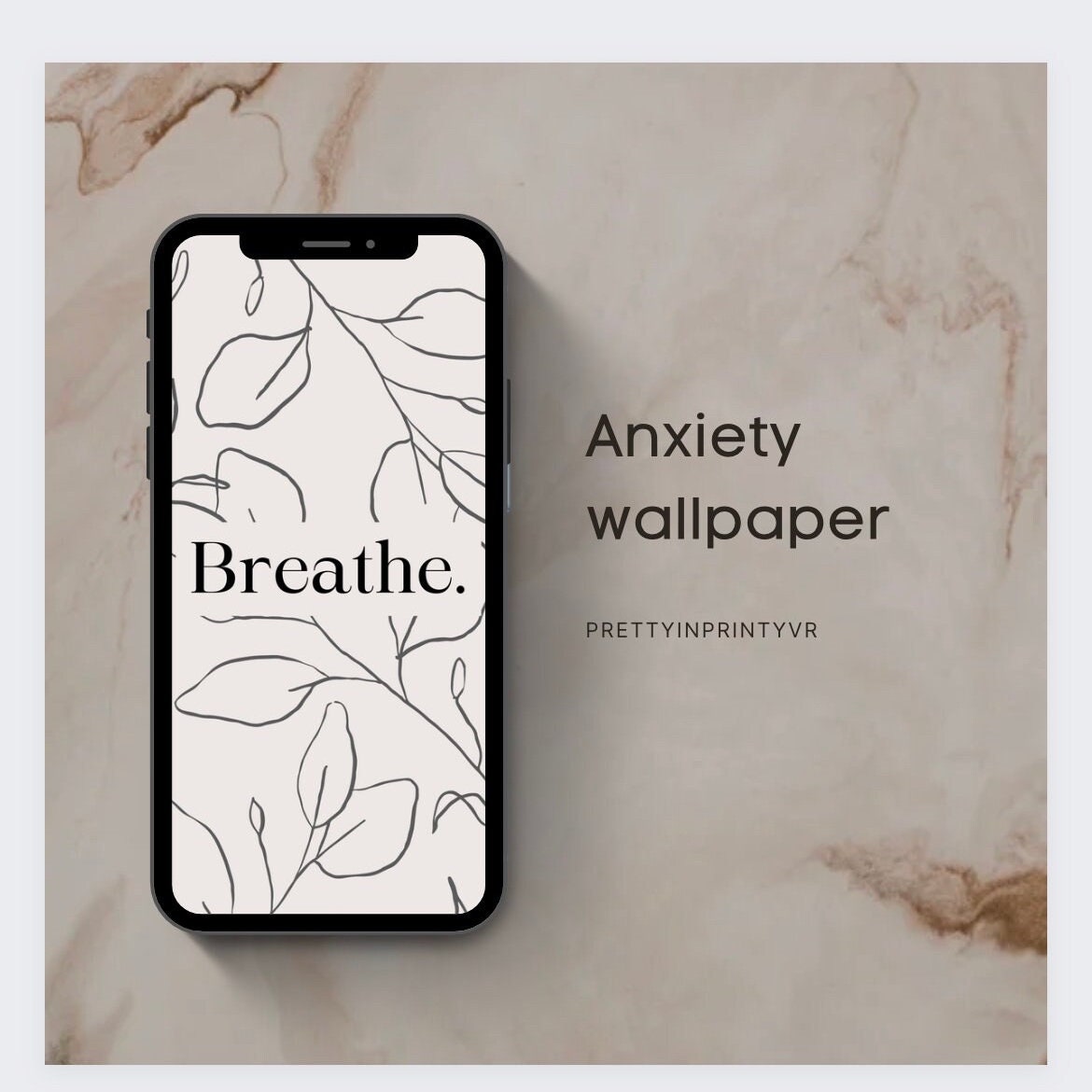 MENTAL HEALTH WALLPAPER|| Anxiety Reminders Lockscreen|| Instant ...