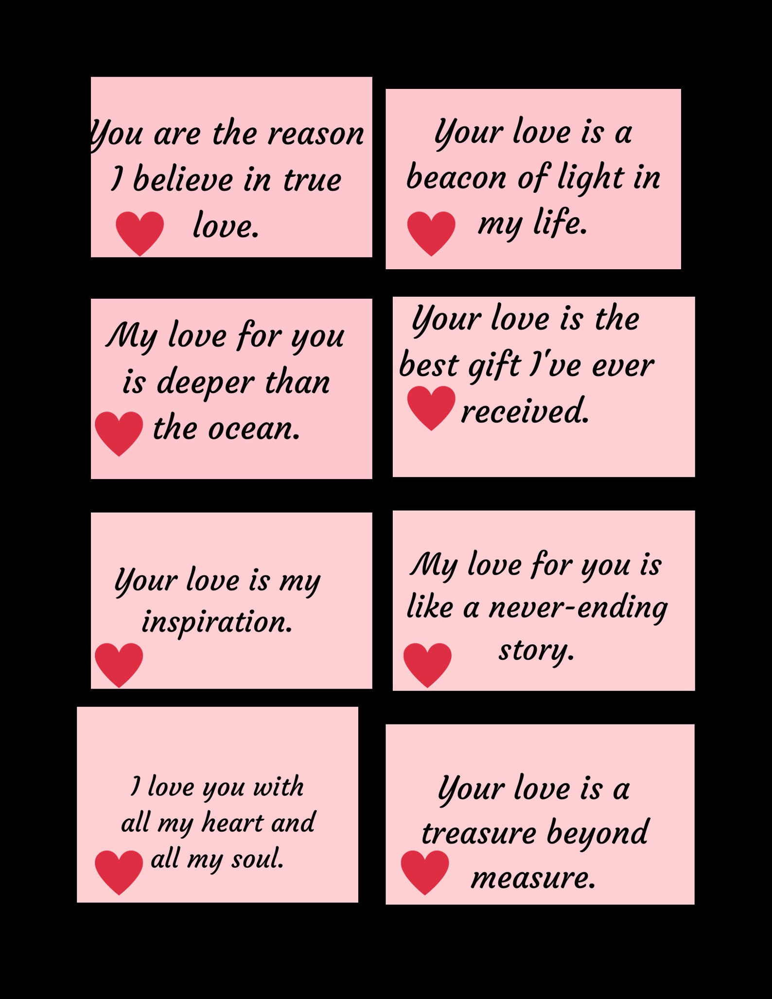 Love Note Gifts for Boy Friend/girlfriend, Fiancée or Spouse for ...