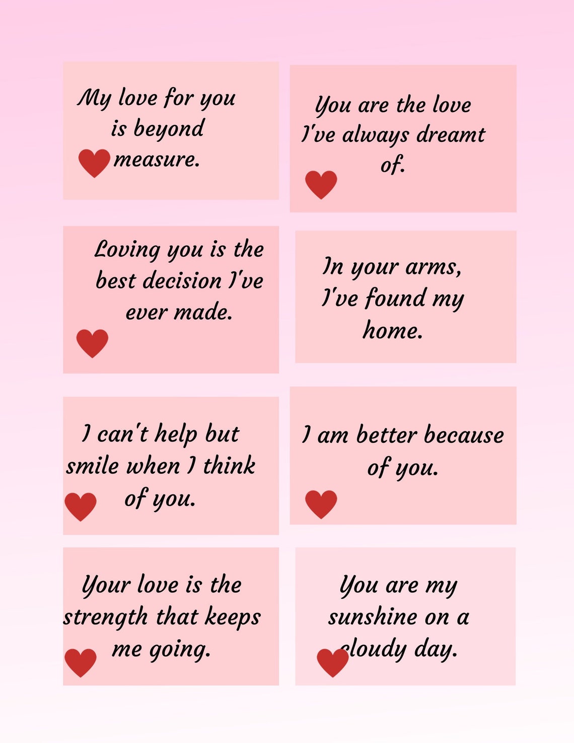 Love Note Gifts for Boy Friend/girlfriend, Fiancée or Spouse for ...