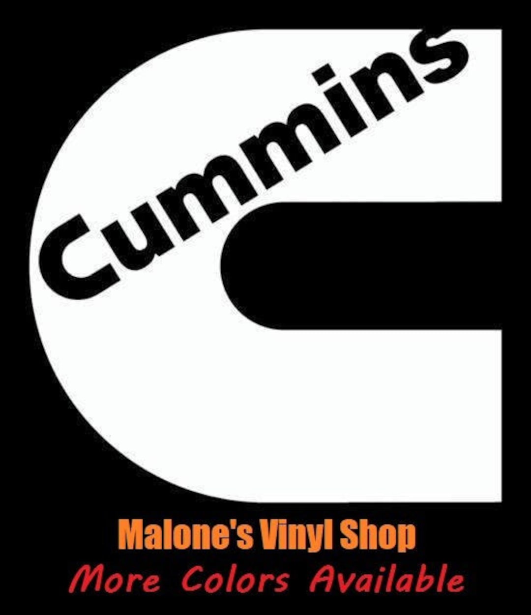 BUY2GET1FREE! 12 Inch CUMMINS Diesel Truck Logo Vinyl Decal Sticker ...