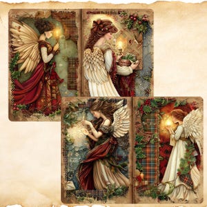 Angel, 10 Junk Journal Pages, Printable Pages, 11x8.5 Inches,printable ...