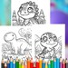 20 Dinosaur Coloring Pages, Coloring Pages for Kids, Creative Activity ...