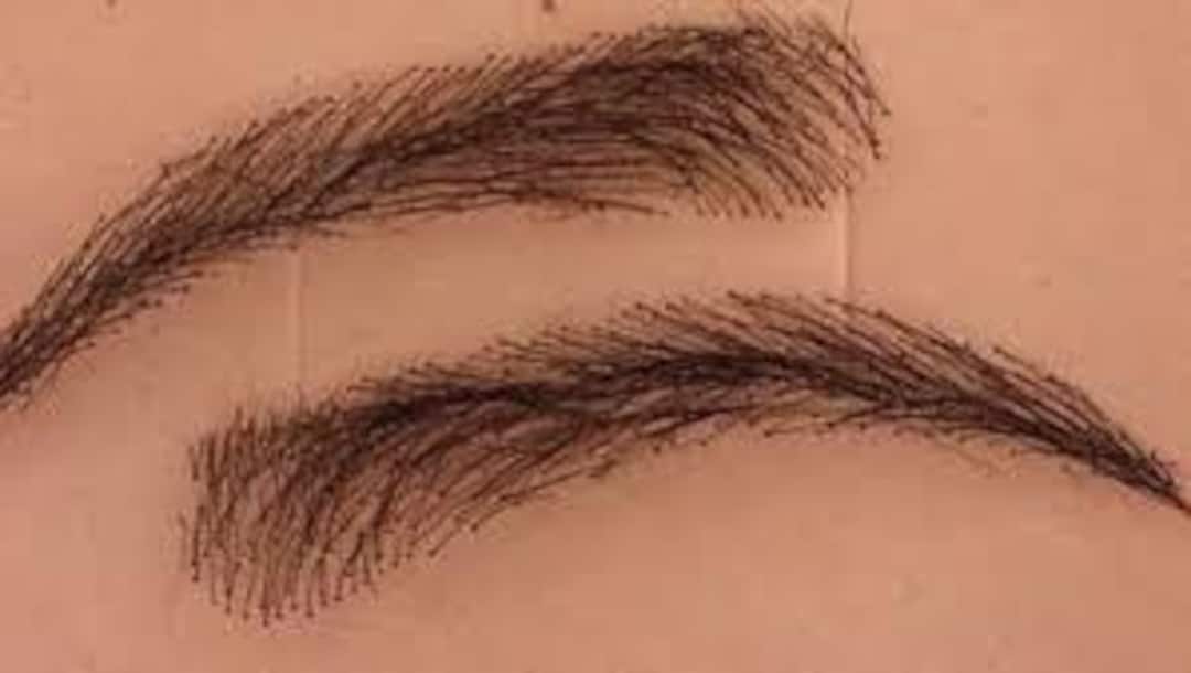 Human Hair Eyebrow Wigs for Alopecia, Thinning Brows, Hair Loss ...
