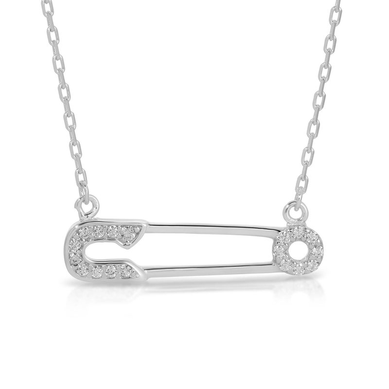 Safety Pin Necklace - Etsy