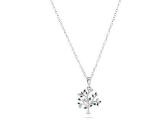 Sterling Silver Tree of Life Pendant Necklace: Minimalist Gift - Etsy