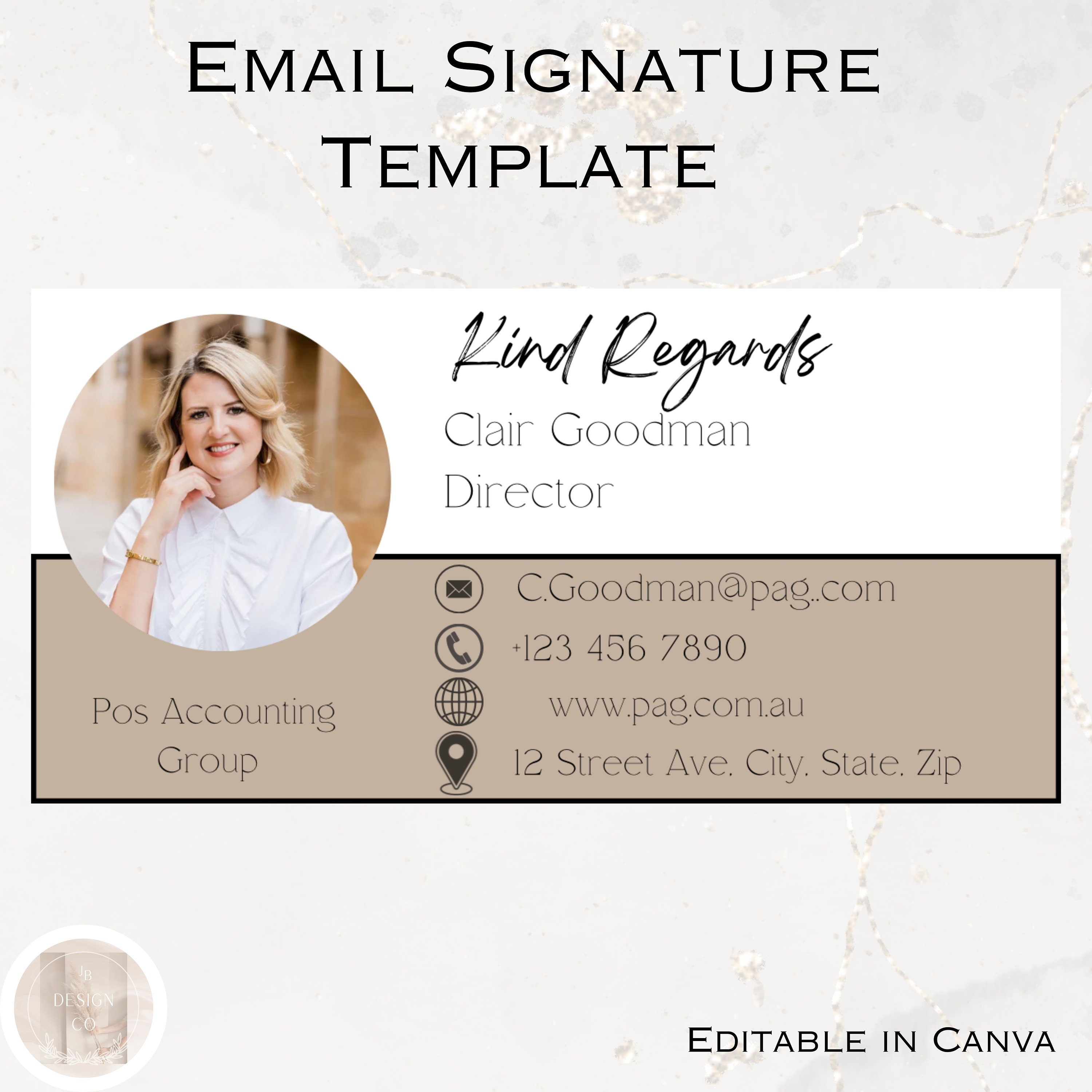Email Signature Template - Etsy