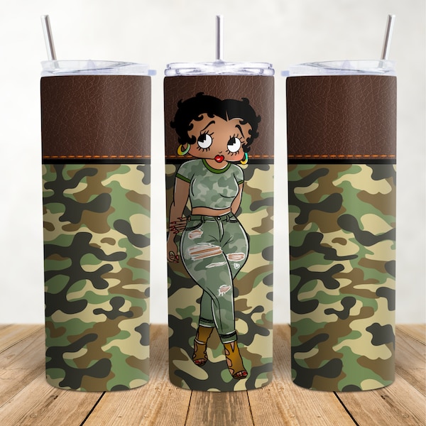 Betty Boop Army Svg - Etsy