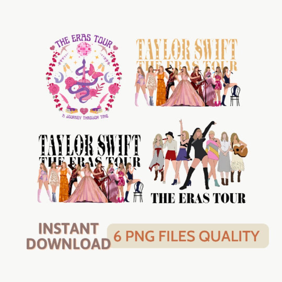Taylor the Eras Tour PNG Swiftie Merch Eras Tour Concert - Etsy