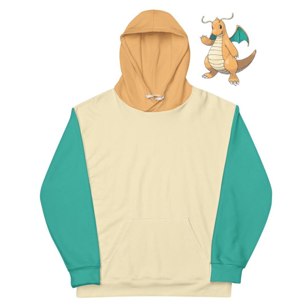 Dragonite Pokémon 0149 Inspired Color Palette Unisex Hoodie - Etsy