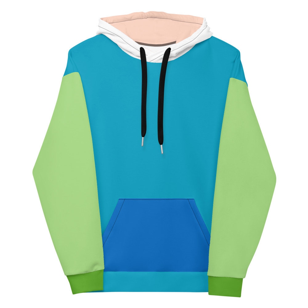 Finn the Human Adventure Time Inspired Color Palette Unisex Hoodie - Etsy