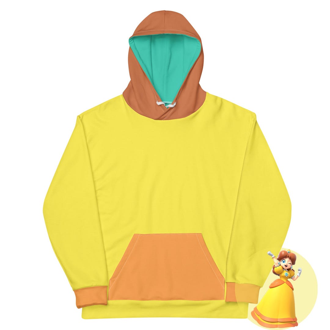Princess Daisy Super Mario Inspired Color Palette Unisex Hoodie - Etsy
