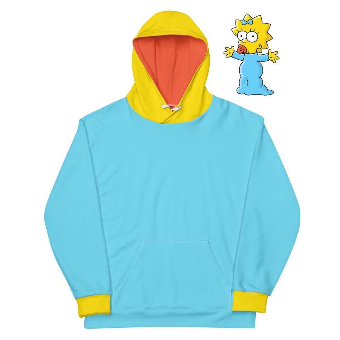 Maggie Simpson the Simpsons Inspired Color Palette Unisex Hoodie - Etsy