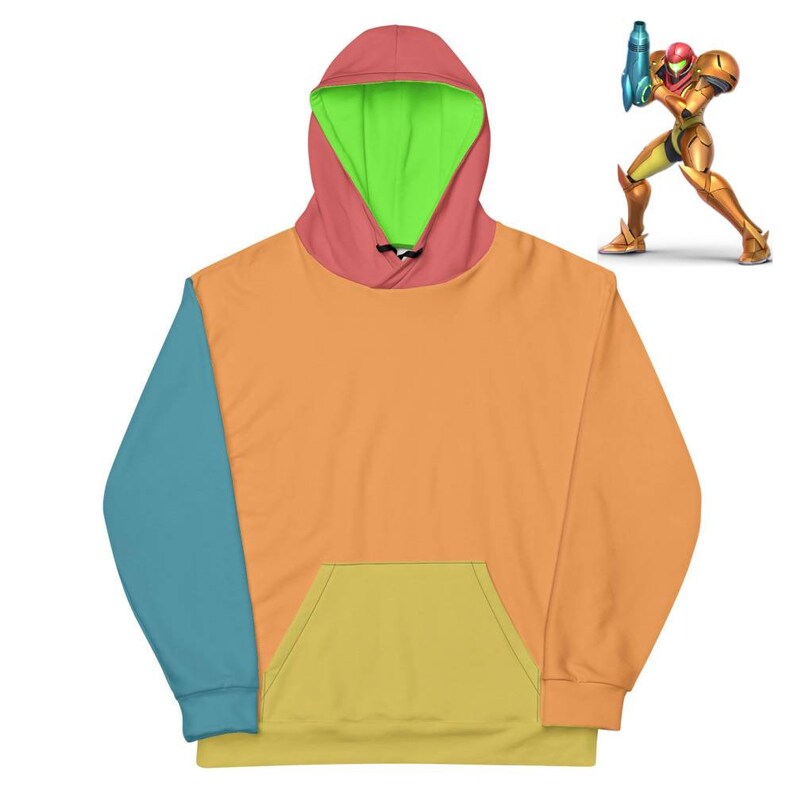 Samus Aran Metroid Inspired Color Palette Unisex Hoodie XS - Etsy