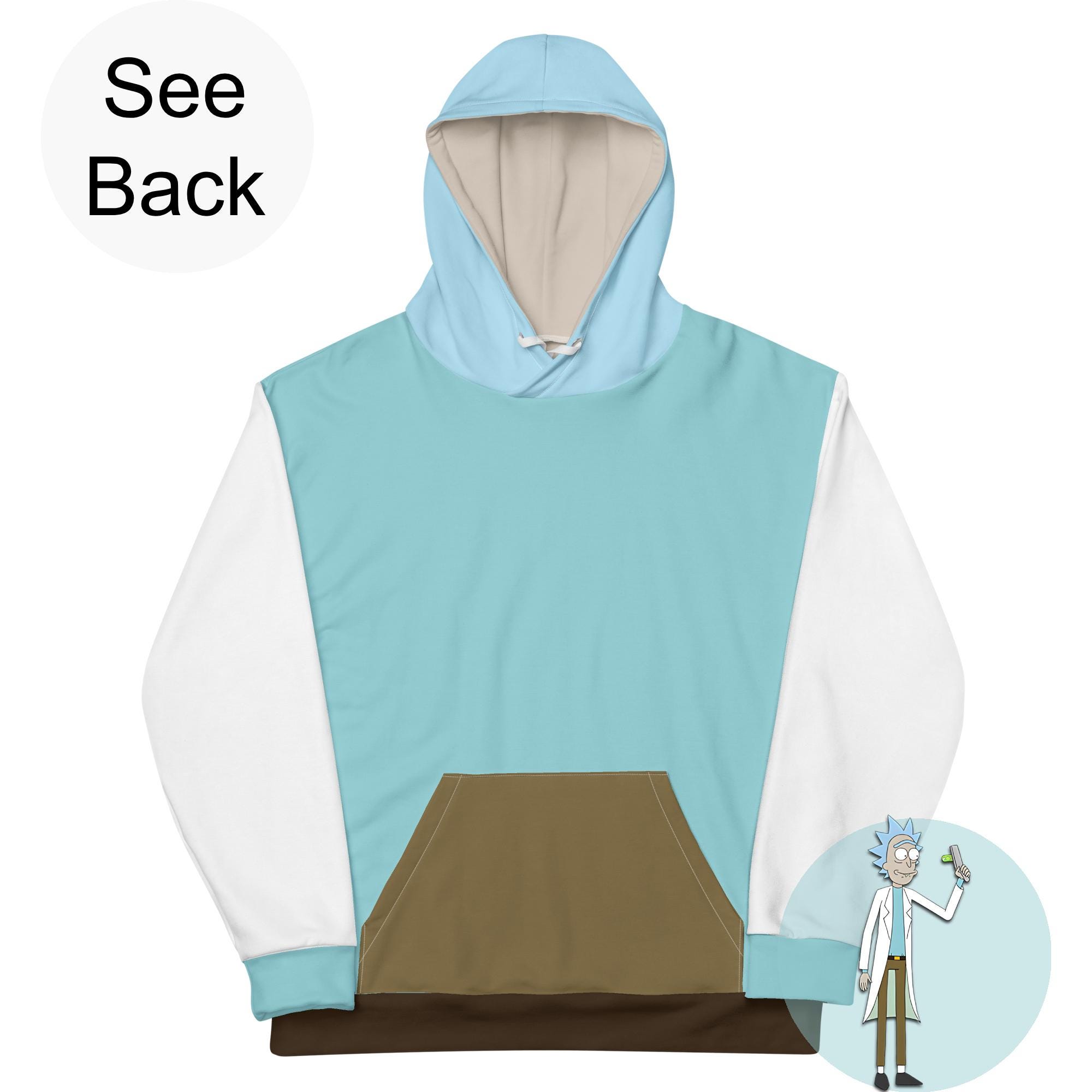 Rick Sanchez Rick and Morty Inspired Color Palette Unisex Hoodie - Etsy