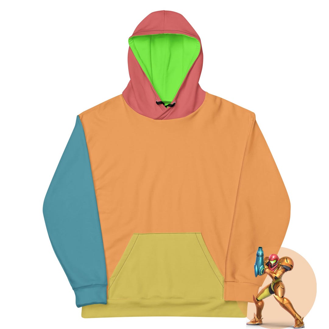 Samus Aran Metroid Inspired Color Palette Unisex Hoodie - Etsy