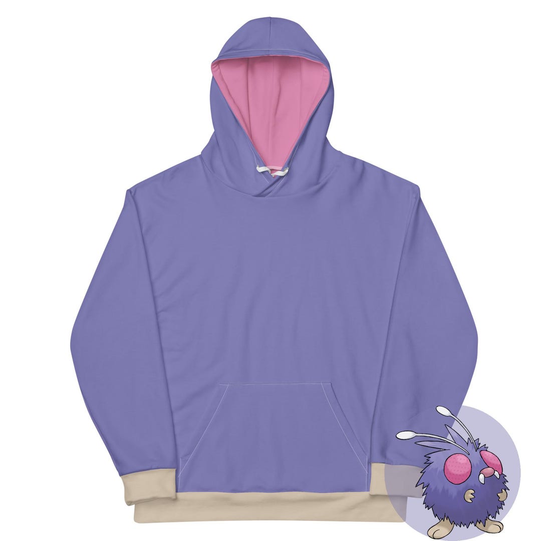 Venonat Pokémon #0048 Inspired Color Palette Unisex Hoodie - Etsy