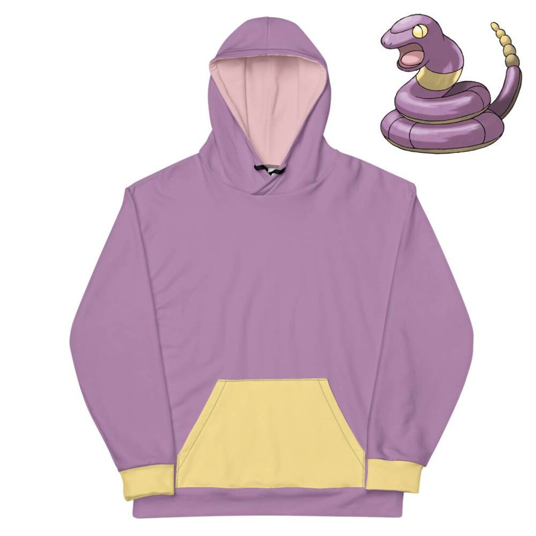 Ekans Pokemon 0023 Inspired Color Palette Unisex Hoodie XS to 3X Sizes ...