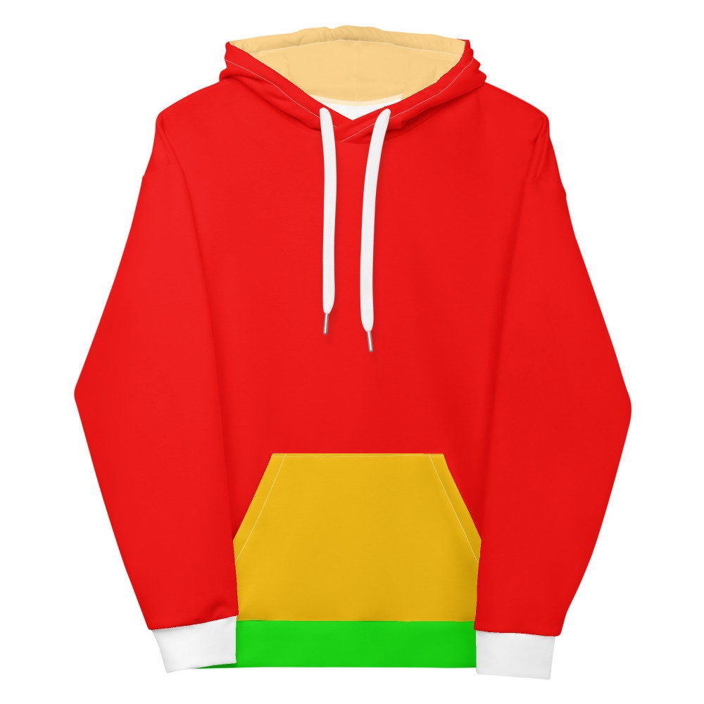 Knuckles the Echidna Sonic the Hedgehog Inspired Color Palette Unisex ...