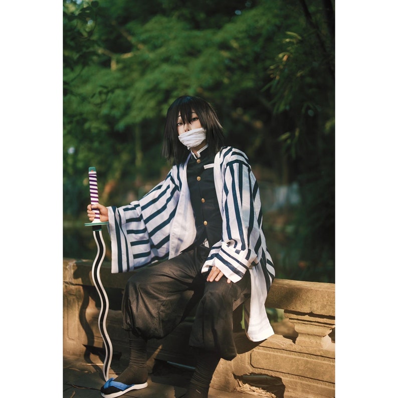 Iguro Obanai Cosplay Costume Japanese Anime Costume Full Set With Wig ...