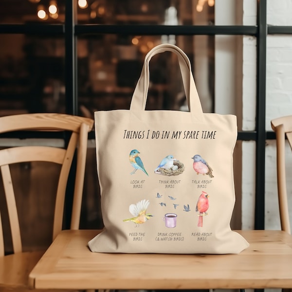 Bird Tote Bag - Etsy