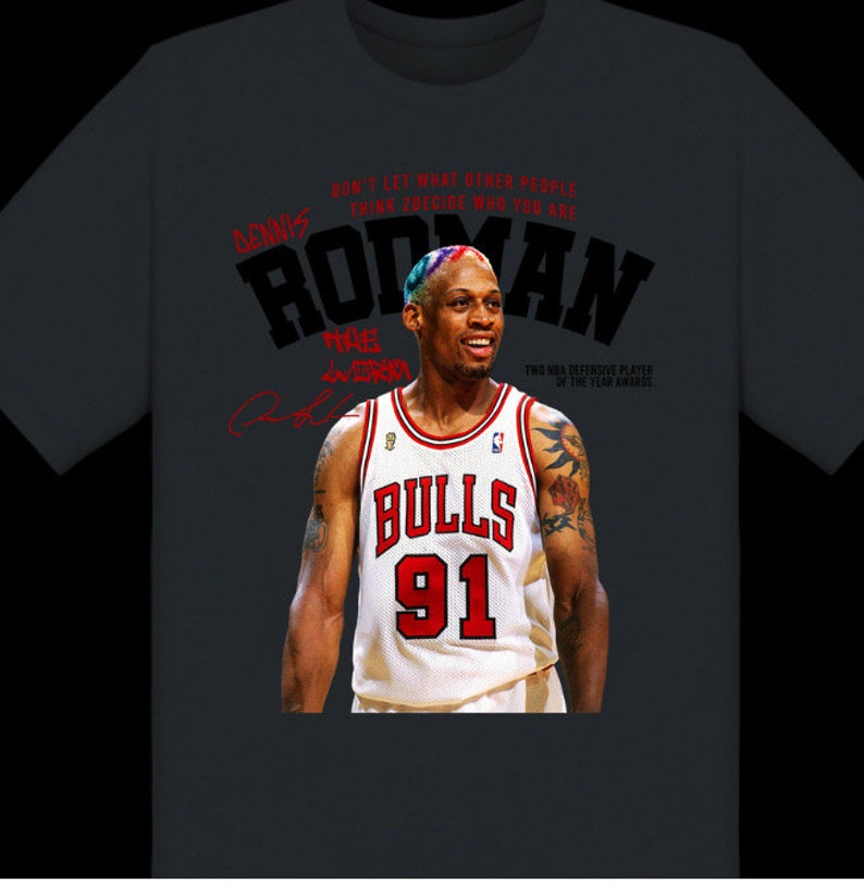 Dennis Rodman Vintage Custom Shirt - Etsy