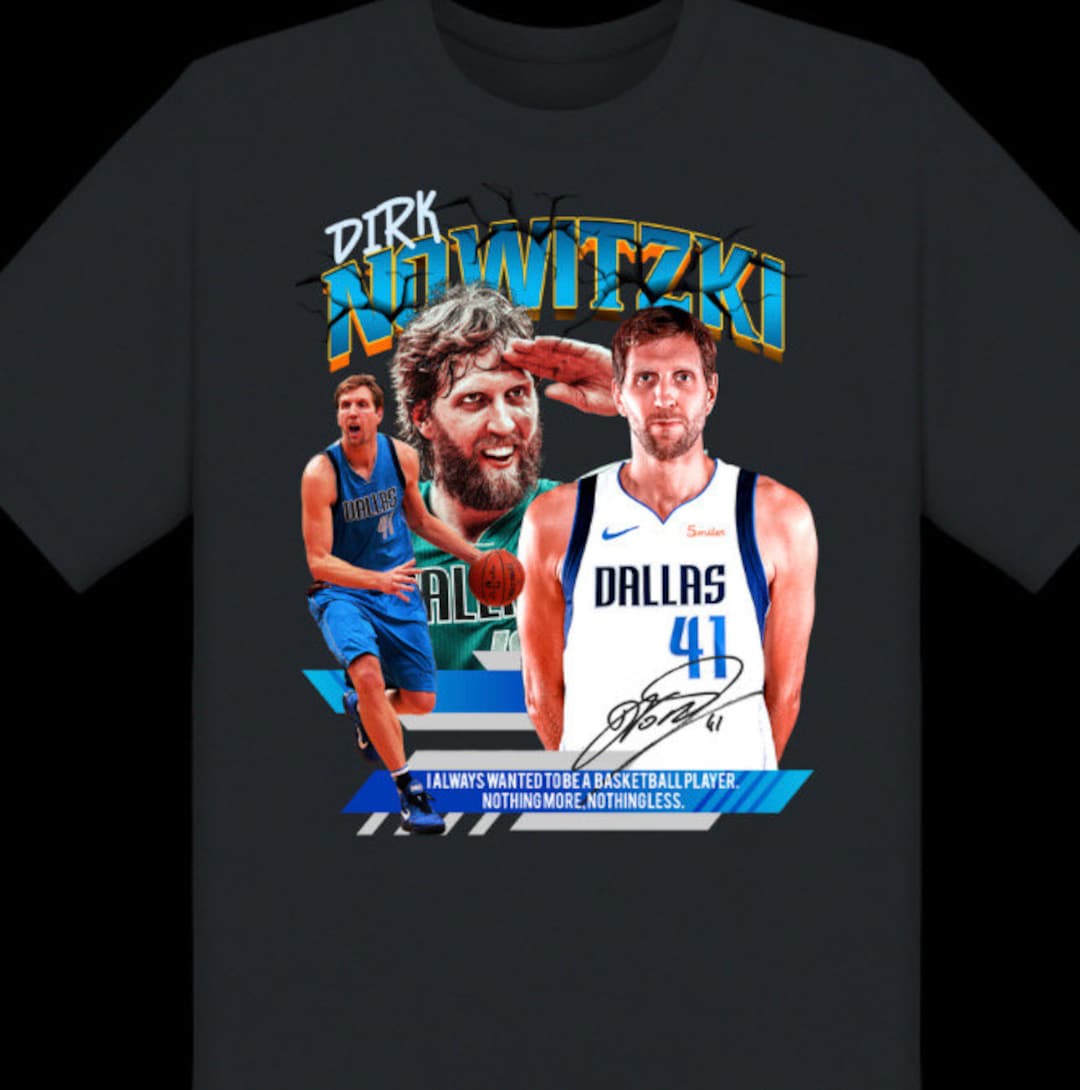 Dirk Nowitzki Vintage Custom Shirt - Etsy