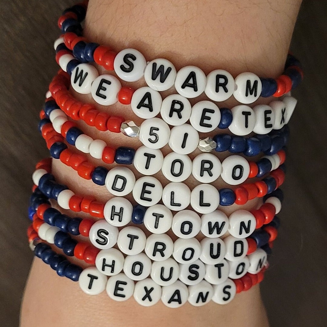 Houston Texans Friendship Bracelets - Etsy