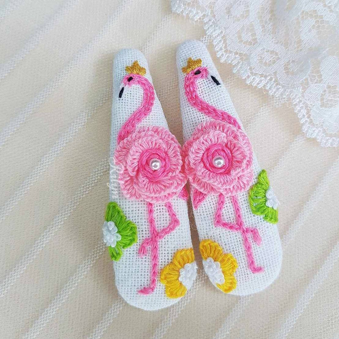Flamingo Embroidery Pattern Pdf - Etsy