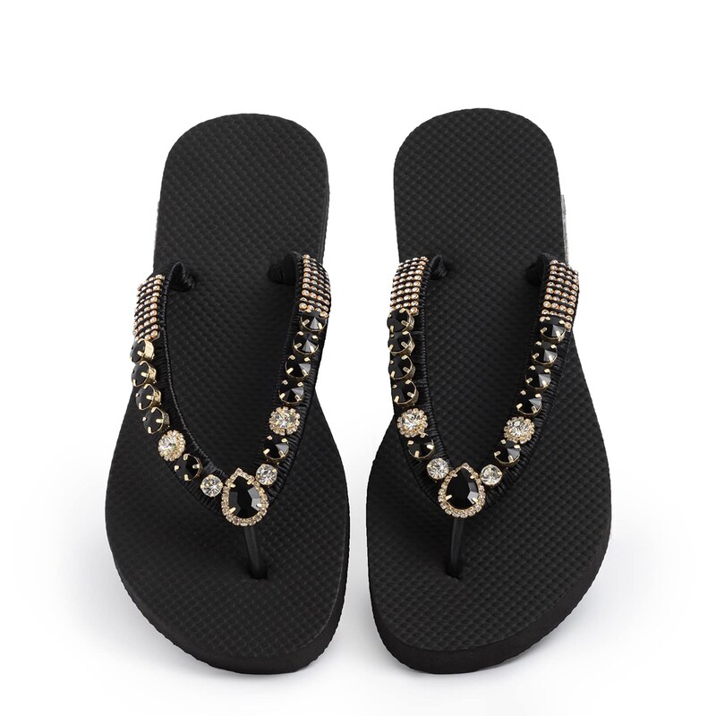 Rhinestone Sandals - Etsy