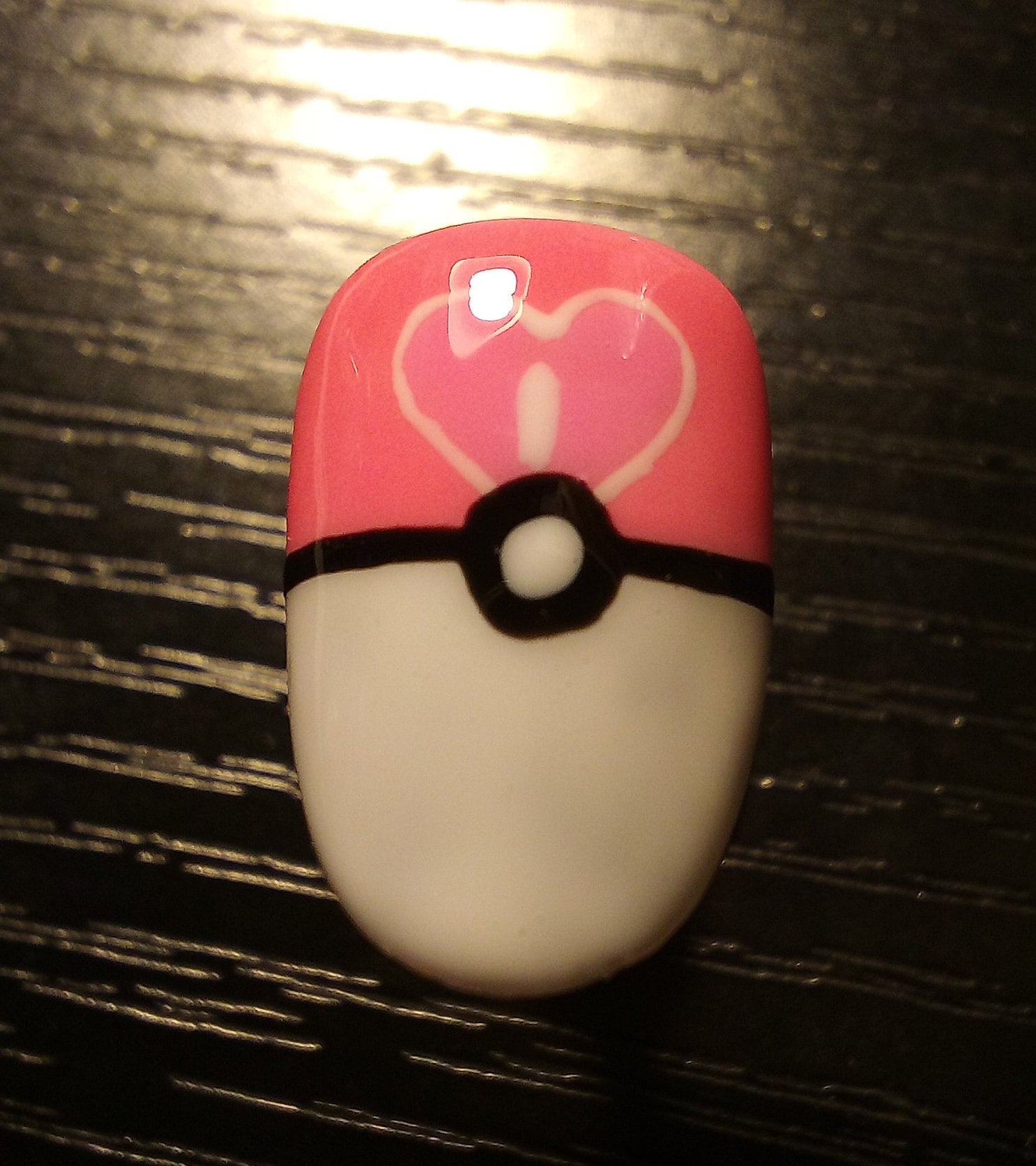 Pokeball Nail Set - Etsy