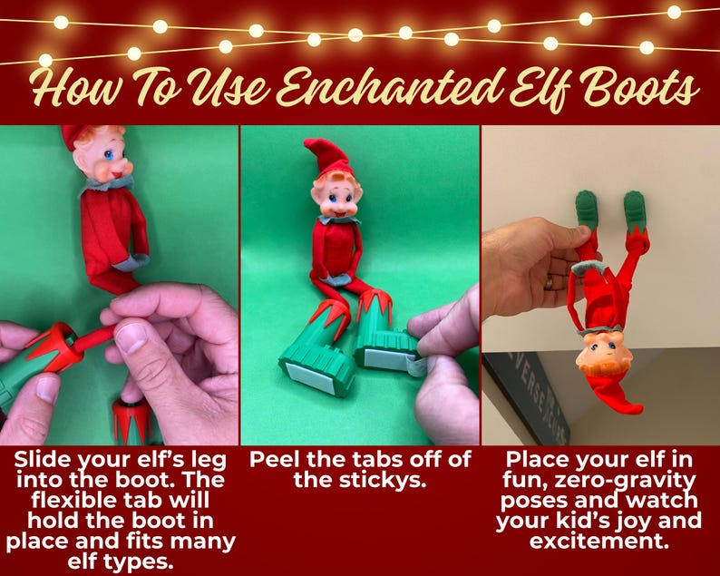 Enchanted Elf Boots | Christmas Elf Boots | Mischievous Christmas Elf ...