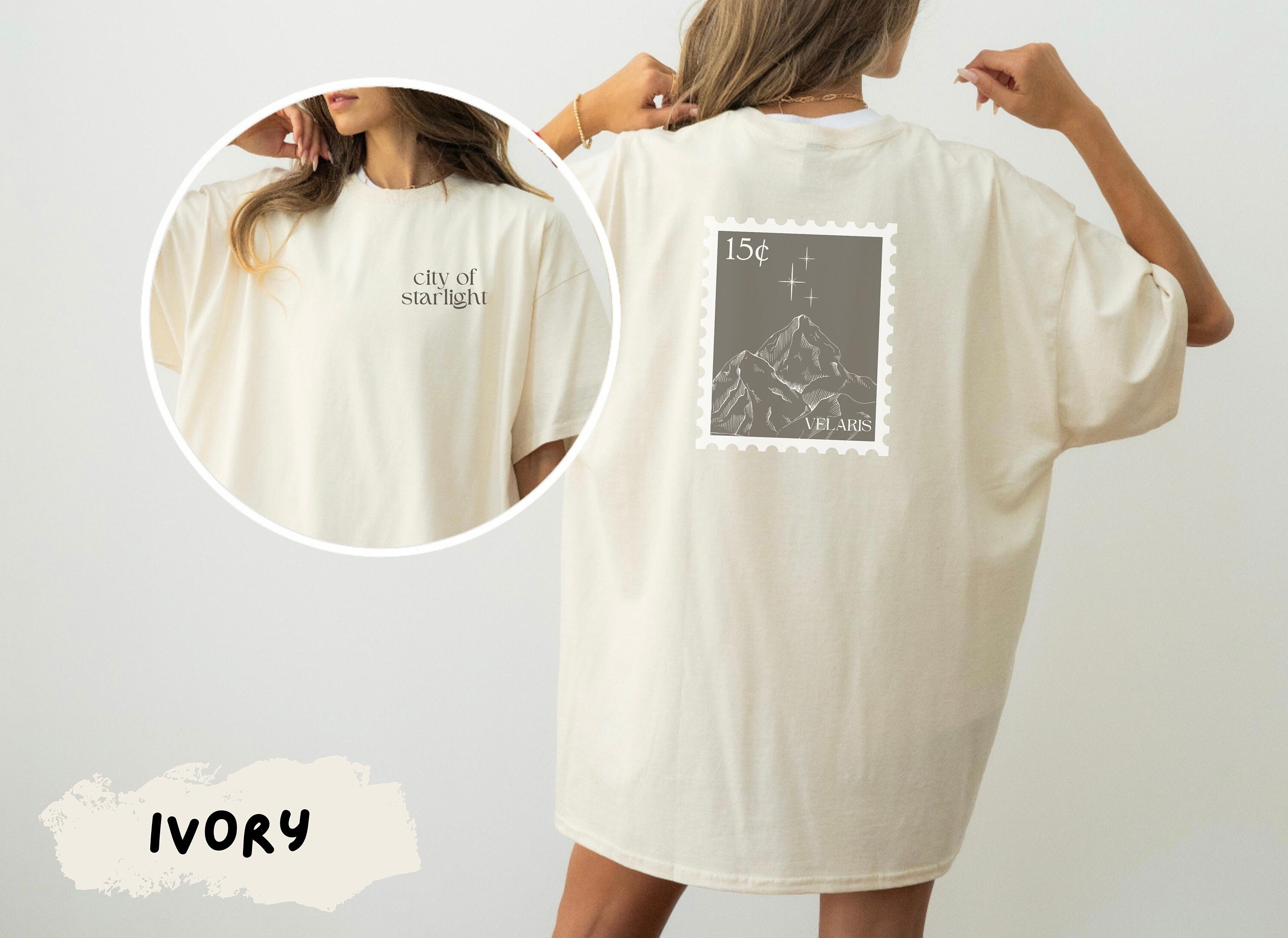 Velaris City of Starlight Postage Stamp Shirt Bookish Merch, SJM Merch ...