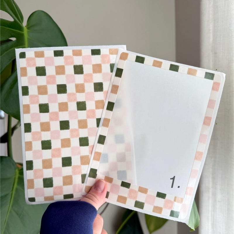 Kindle Checkered Vinyl - Etsy