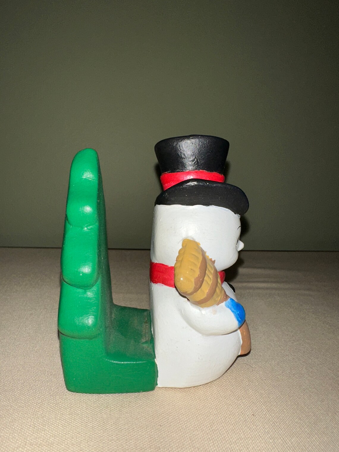 Vintage Lefton Ceramic Christmas Snowman Napkin Holder - Etsy