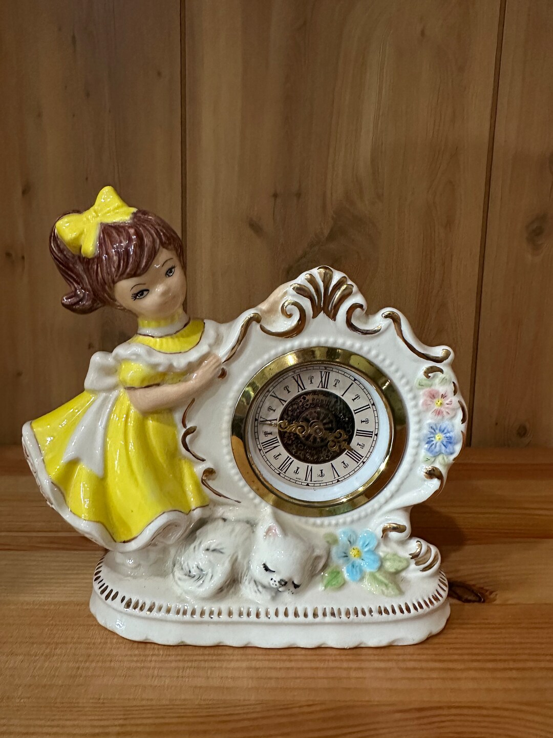 German Narco Ceramic Wind up Clock - Etsy