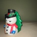Vintage Lefton Ceramic Christmas Snowman Napkin Holder - Etsy