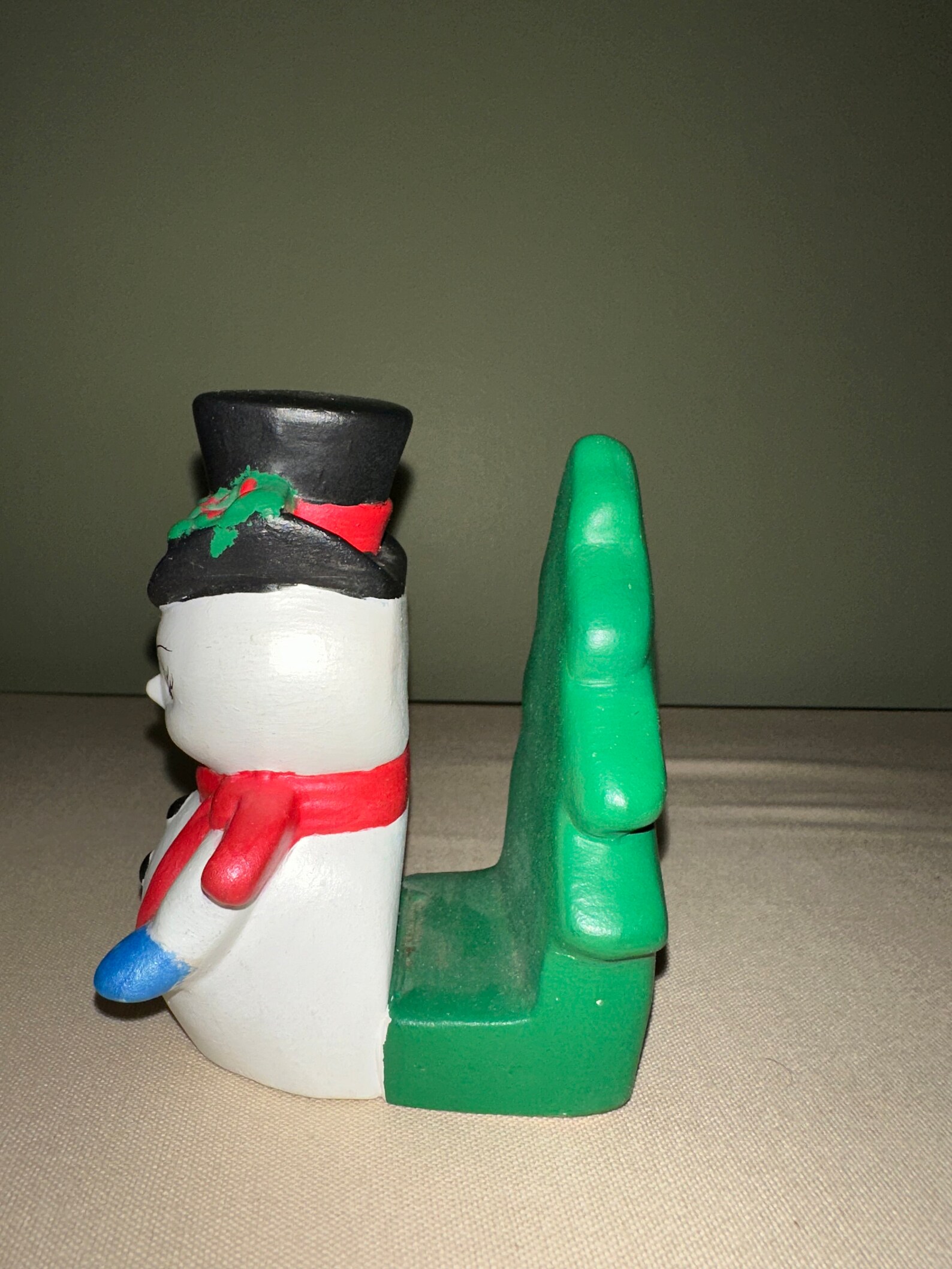 Vintage Lefton Ceramic Christmas Snowman Napkin Holder - Etsy