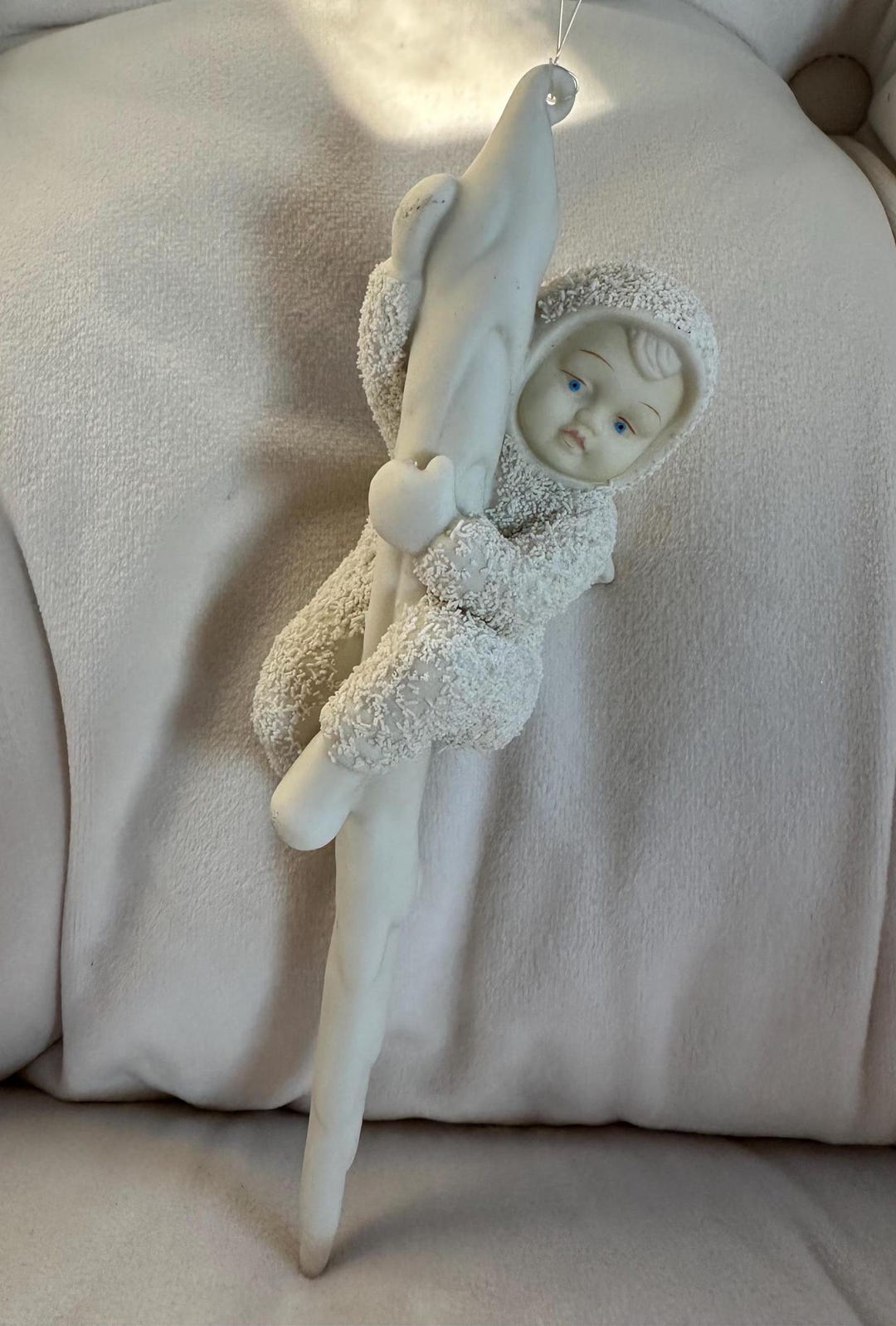 Vintage swinging on a Star Snowbabies Retired Vintage 1991 Ornament - Etsy