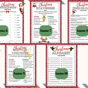 Printable Christmas Bundle, Christmas Party Games Printable, Office ...