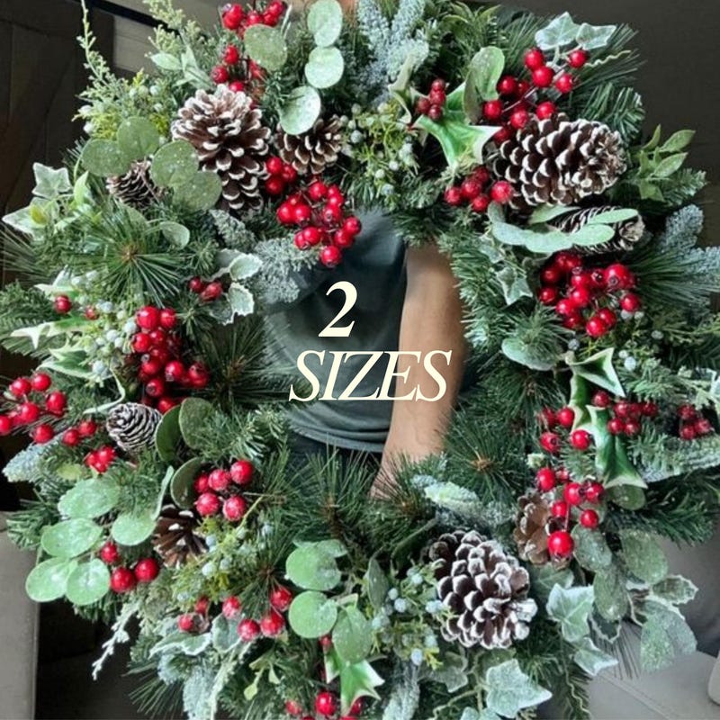 Fresh Christmas Wreaths - Etsy