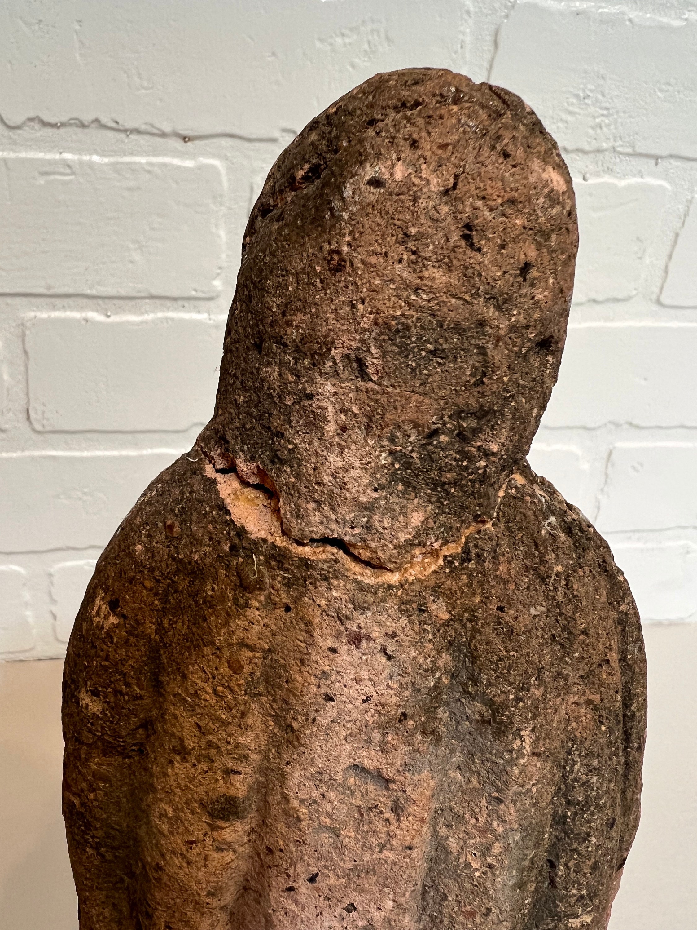 Antique Carved Stone Mary Statue - Timeless Devotion - Etsy