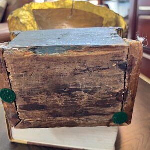 Original Vintage Hand-carved 17th Century Gilded Wooden Bust - Italian ...