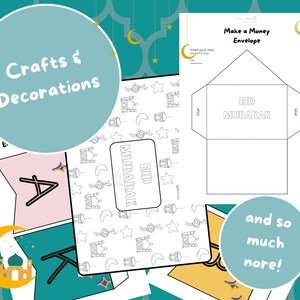 40 Ramadan & Eid Al-fitr Kids Printable Activities Workbook, EYFS, 0-5 ...