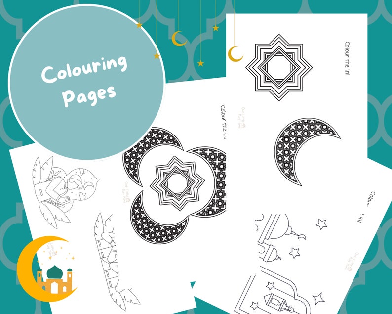 40 Ramadan & Eid Al-fitr Kids Printable Activities Workbook, EYFS, 0-5 ...
